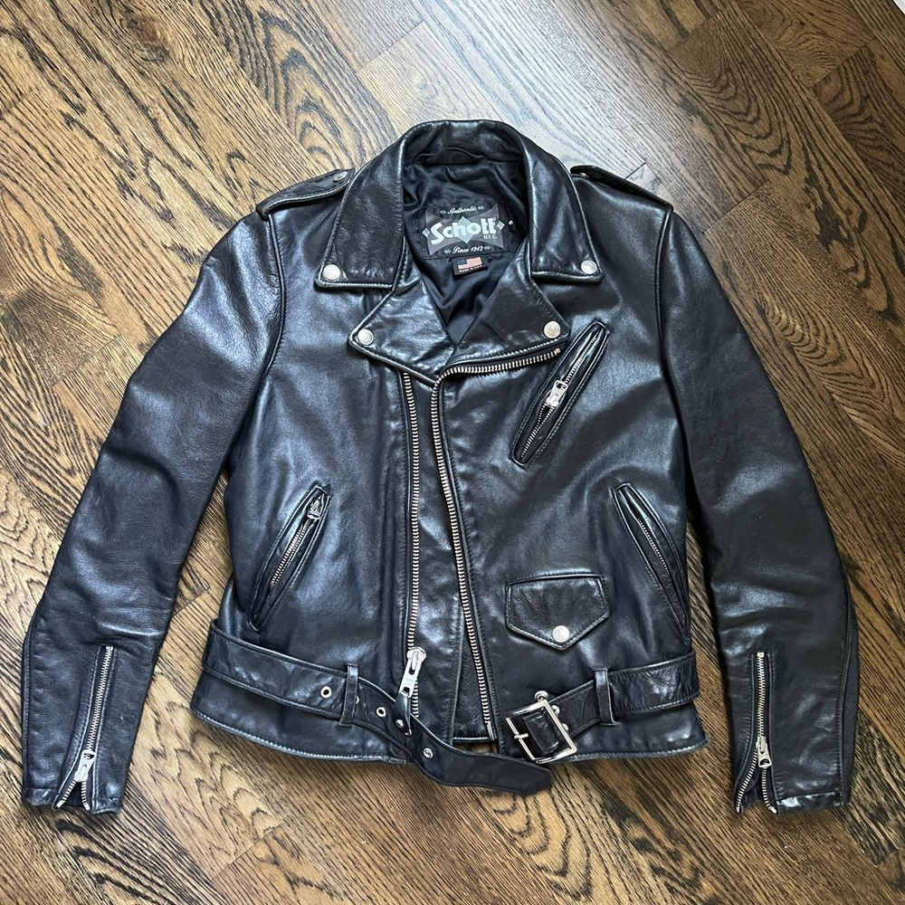 Schott Nyc Leather Jacket - Gem